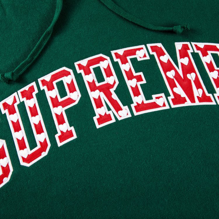 Buy Supreme Hearts Arc Hooded Sweatshirt 'Dark Green' - SS21SW15 DARK ...