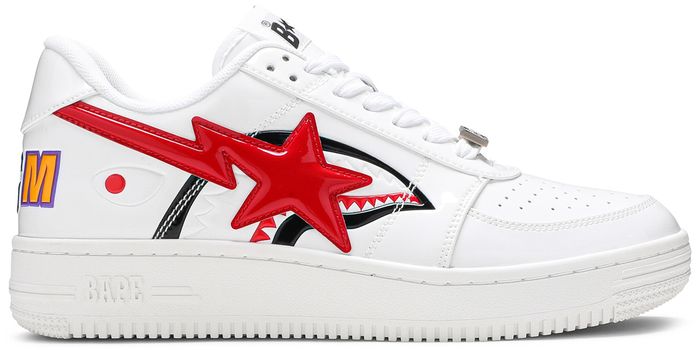 Buy Bapesta Low 'White Shark Face' - 1F30291002 | GOAT