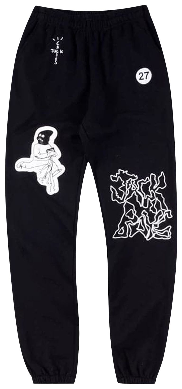 Buy Cactus Jack by Travis Scott JACKBOYS Mask On Sweatpants 'Black ...