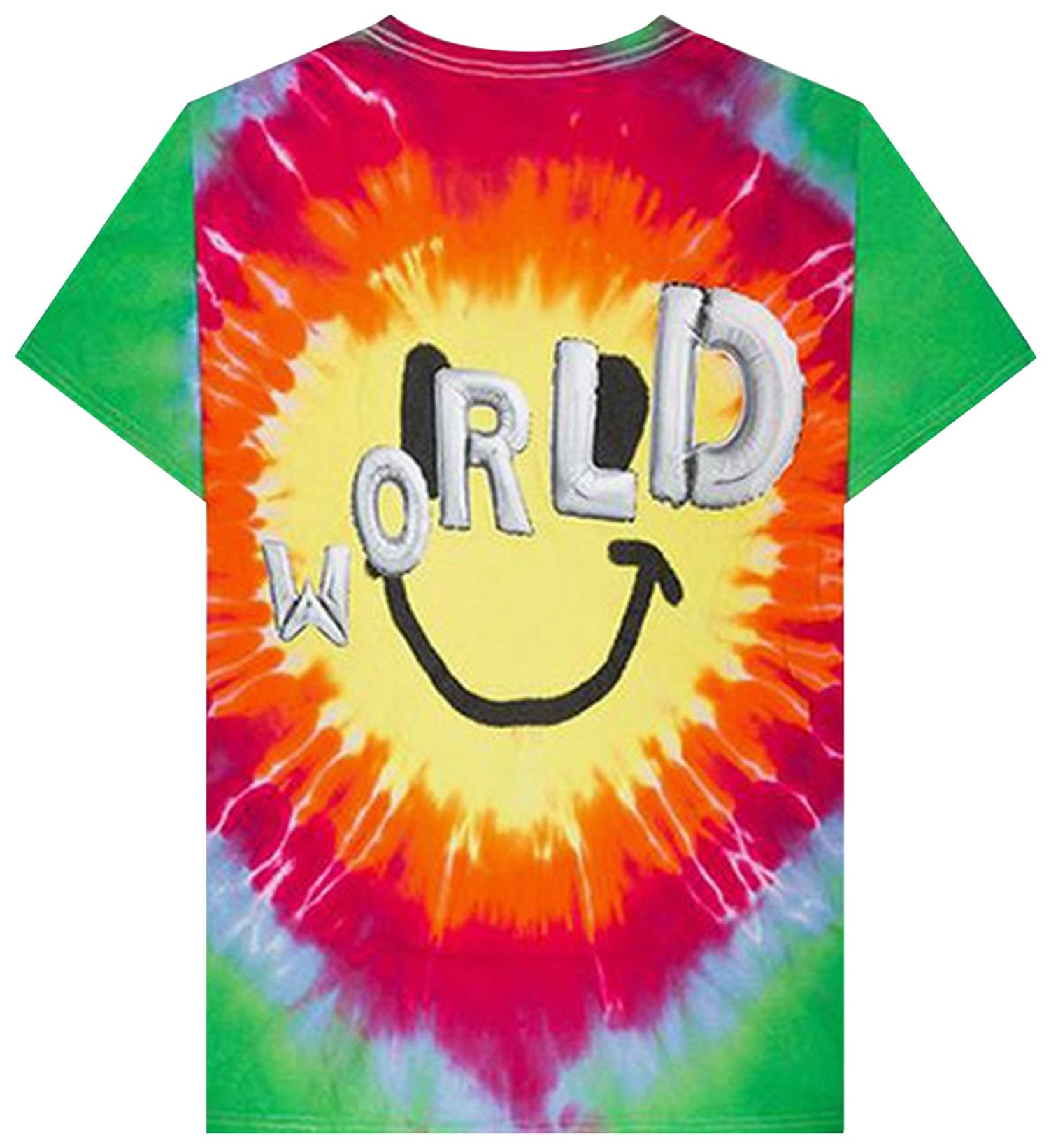 Buy Cactus Jack by Travis Scott Astroworld Smiley T-Shirt 'Tie-Dye ...