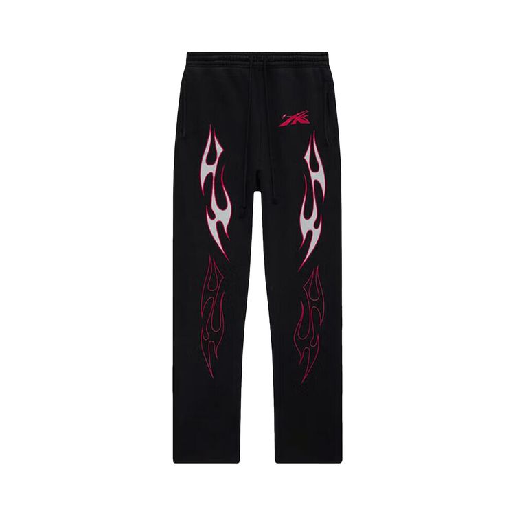 Buy Hellstar Future Flame Sweatpants 'Black' - 9357 1SS240204FFS BLAC ...