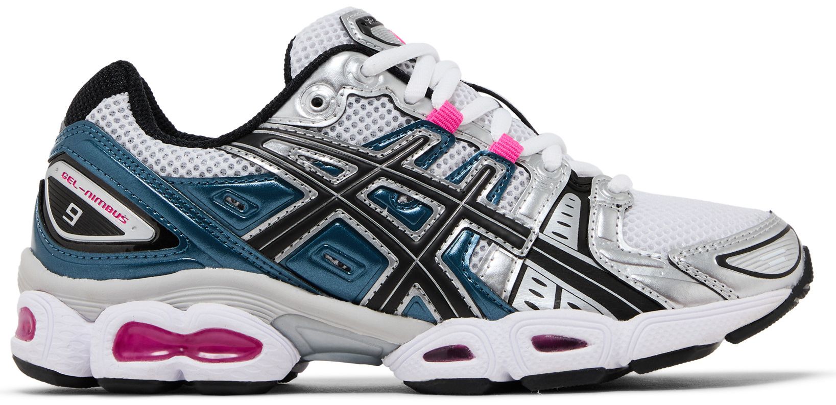 Buy Asics Wmns Gel Nimbus 9 'Blue Pink Glo' - 1202A278 106 | GOAT