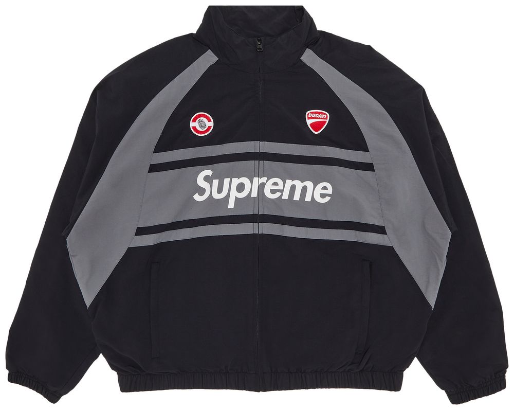 Buy Supreme x Ducati Track Jacket 'Black' - SS24J69 BLACK | GOAT