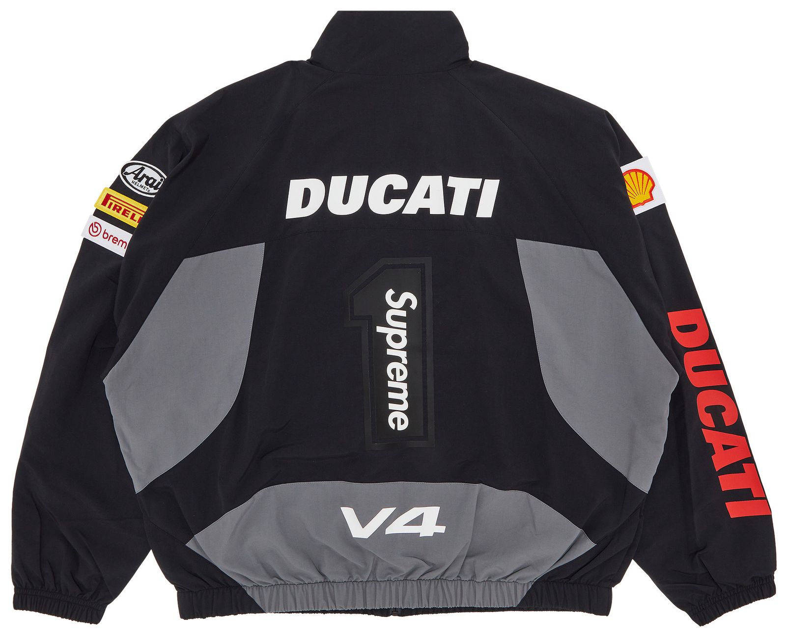 Buy Supreme x Ducati Track Jacket 'Black' - SS24J69 BLACK | GOAT