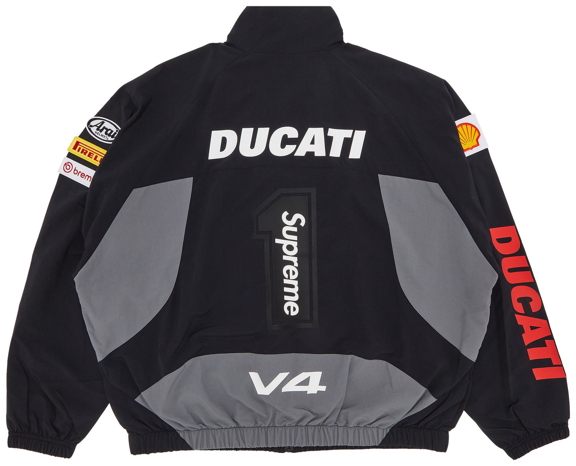 Buy Supreme x Ducati Track Jacket 'Black' - SS24J69 BLACK | GOAT