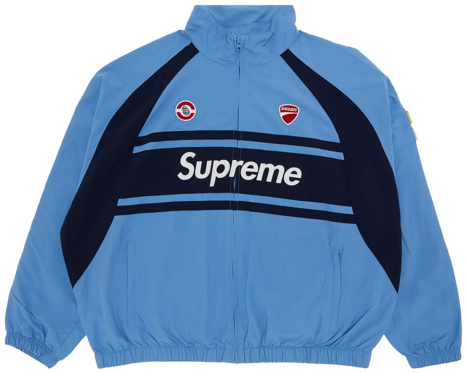 Buy Supreme x Ducati Track Jacket 'Light Blue' - SS24J69 LIGHT BLUE | GOAT
