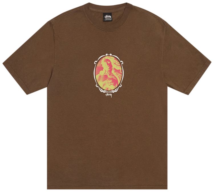 Buy Stussy Venus Oval Tee 'Brown' - 1905029 BROW | GOAT
