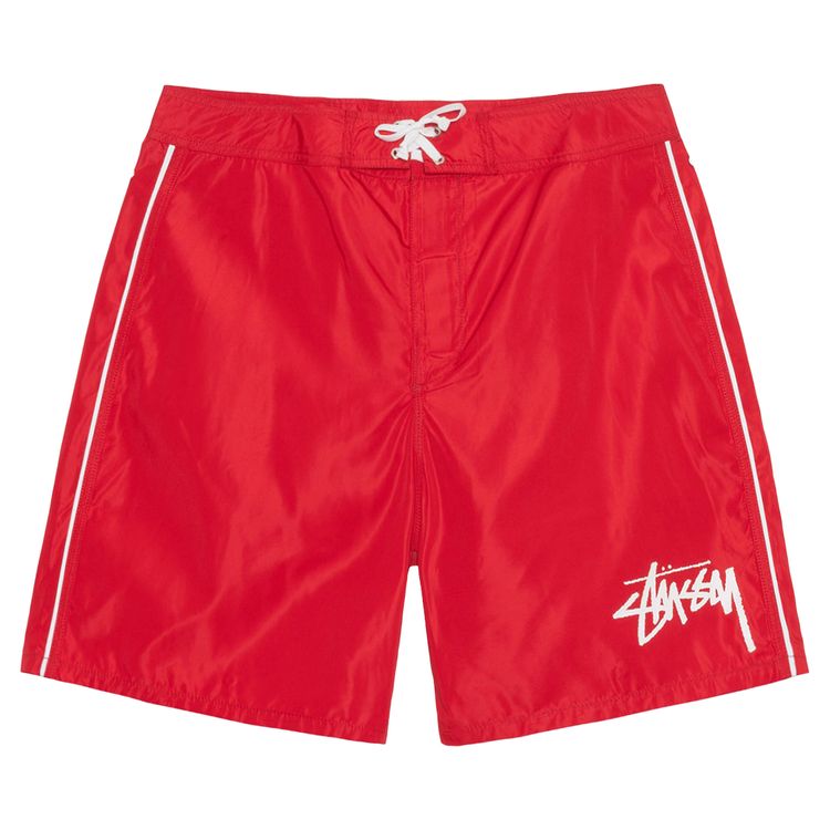Buy Stussy Board Short 'Red' - 113164 RED | GOAT