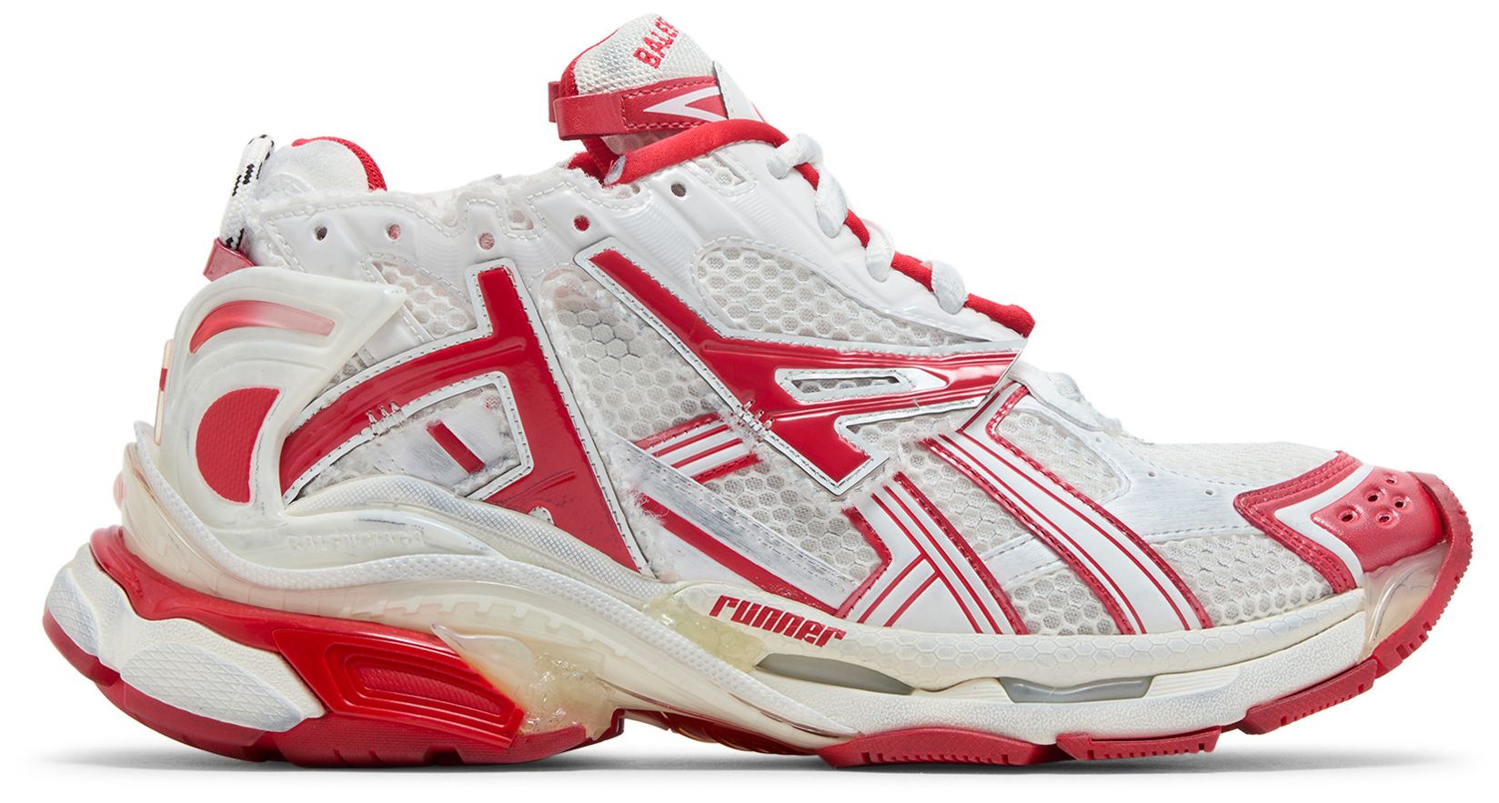 Buy Balenciaga Runner Sneaker 'White Red' - 677403 W3RB2 9060 | GOAT