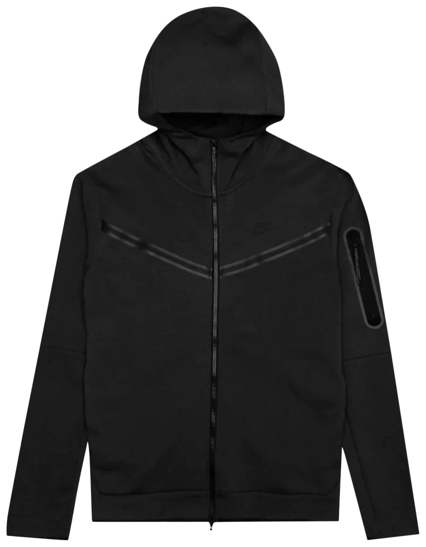 Buy Nike Sportswear Kids Tech Fleece Full Zip Hoodie 'Black' - CU9223 010 | GOAT