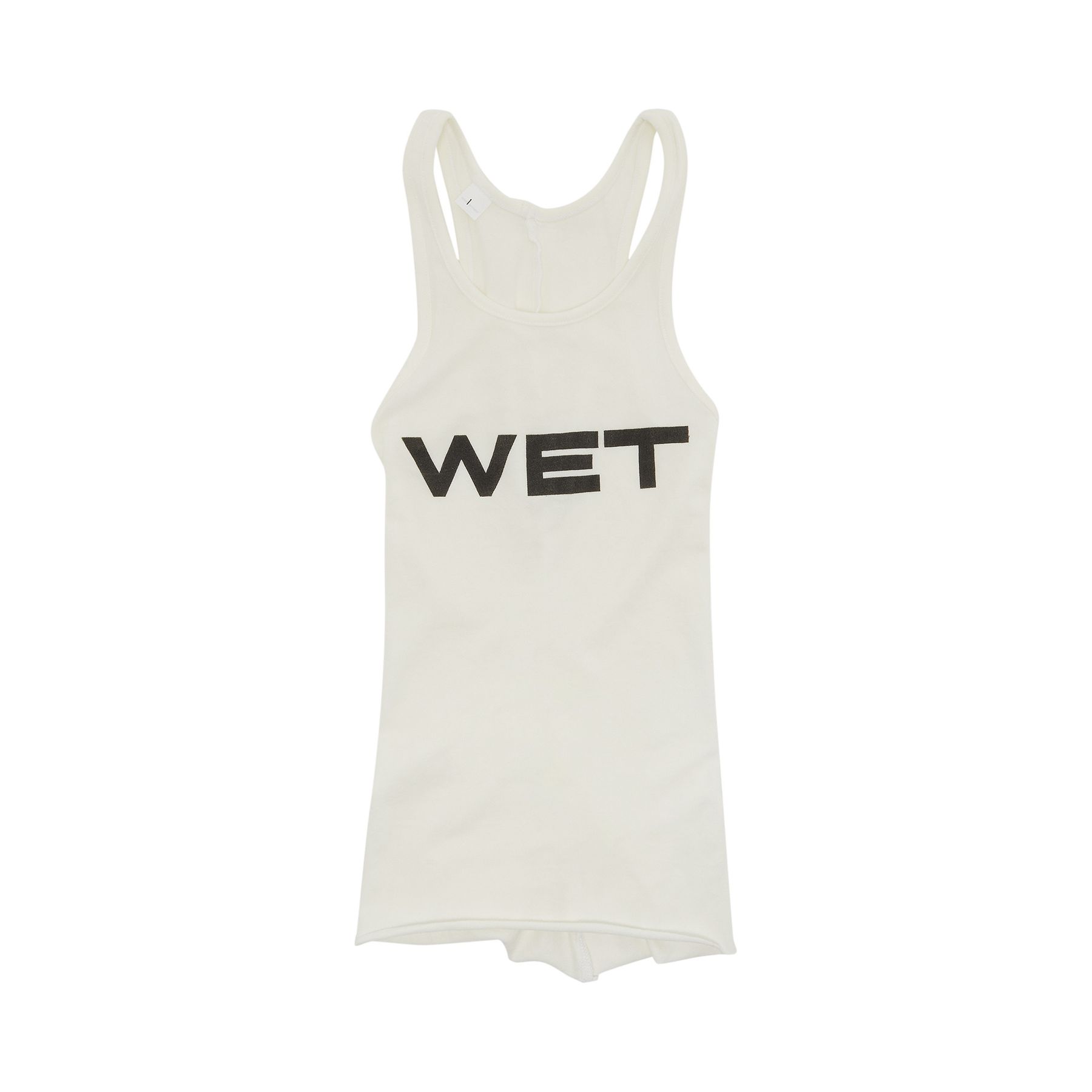 Buy YZY Mowalola Wet Tank Top 'White' - T303GD PFD | GOAT