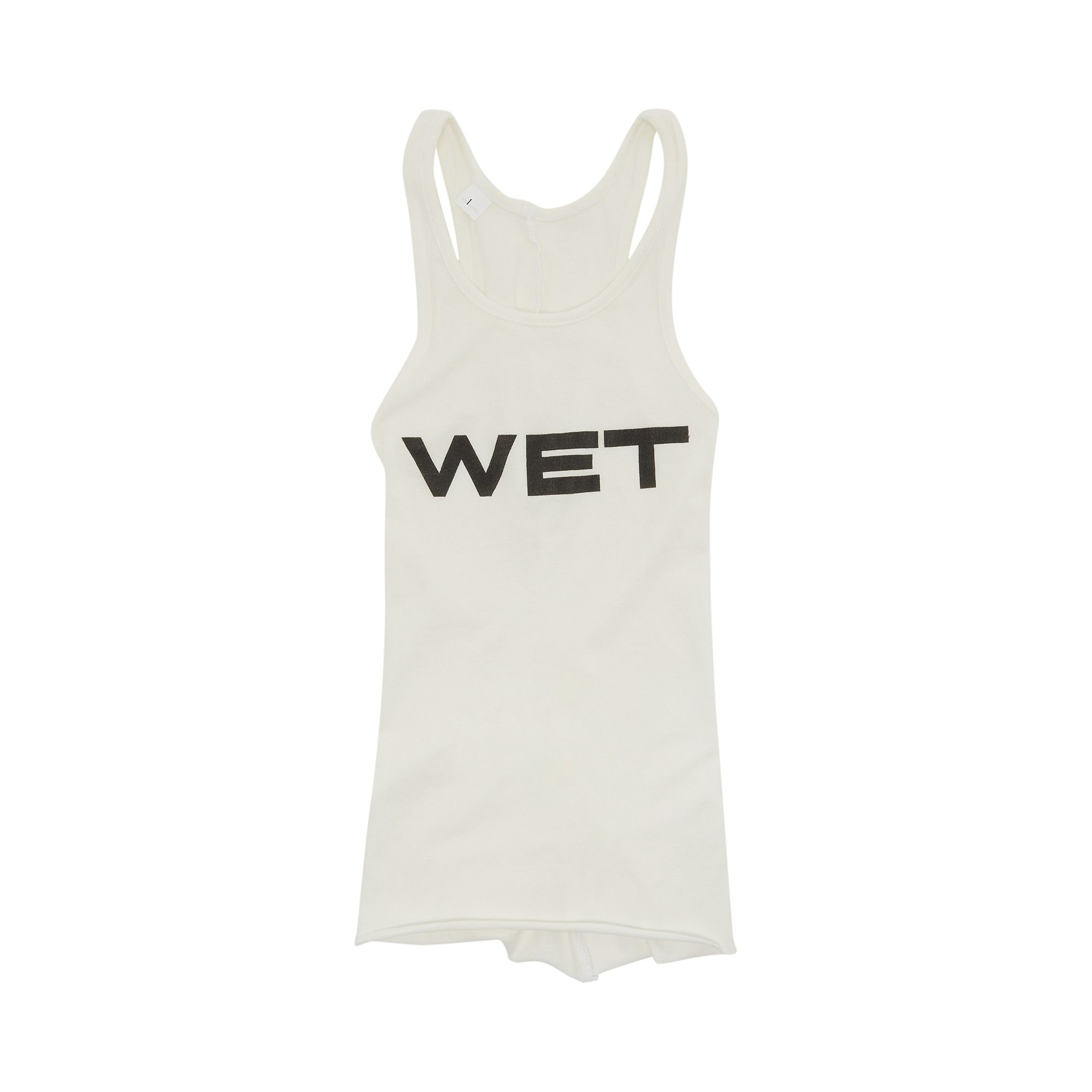 Buy YZY Mowalola Wet Tank Top 'White' - T303GD PFD | GOAT