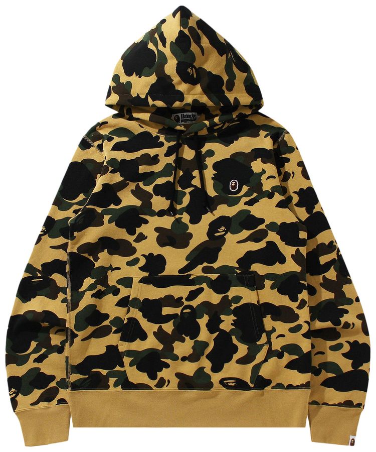 Buy BAPE One Point Pullover Hoodie 'Yellow' - 1H80 114 004 YELLOW | GOAT
