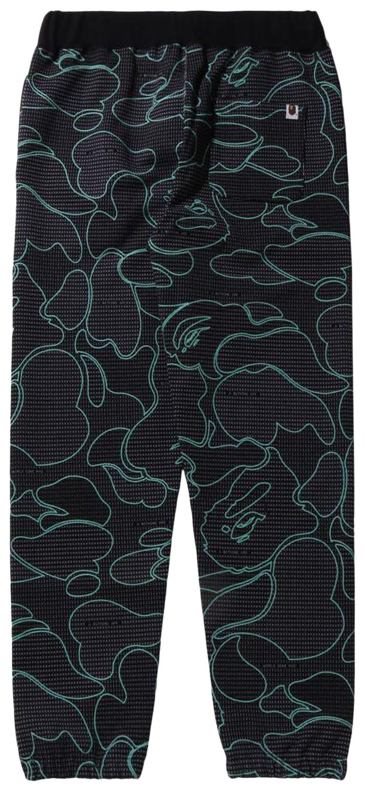 Buy BAPE Text Code Camo Sweatpants 'Black' - 1I30 152 013 BLACK | GOAT