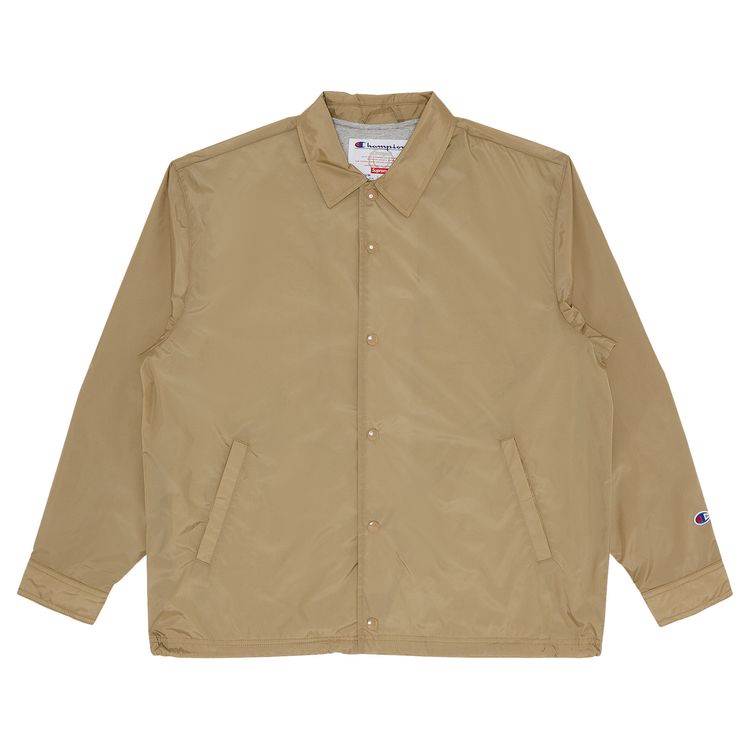 Buy Supreme x Champion Coaches Jacket 'Tan' - SS24J64 TAN | GOAT