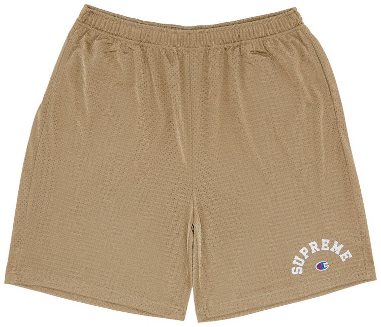 Buy Supreme x Champion Mesh Short 'Tan' - SS24SH8 TAN | GOAT