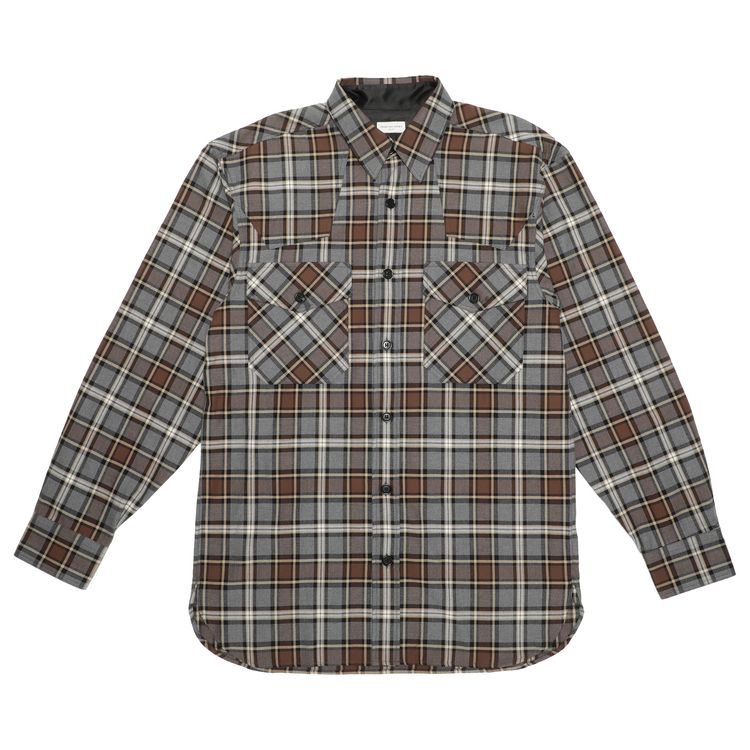 Buy Dries Van Noten Carwick Shirt 'Gray Plaid' - 202 20455 | GOAT