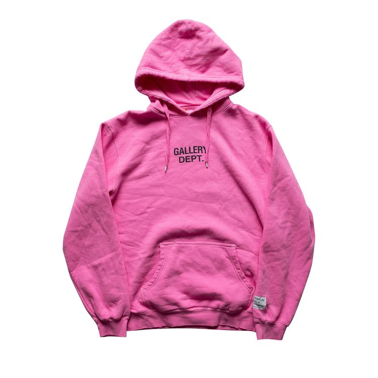 Buy Gallery Dept. Center Logo Hoodie 'Pink' - GD CL 2056 PINK | GOAT