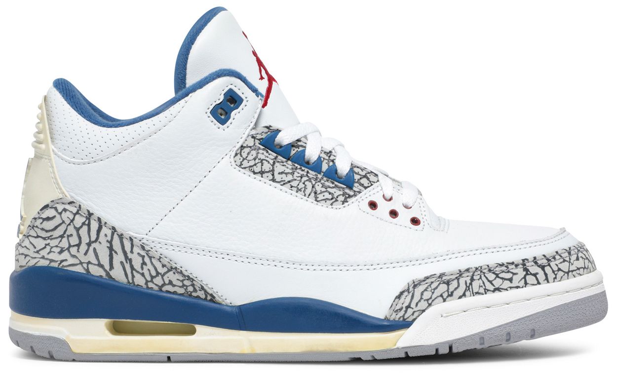 Buy Air Jordan 3 Retro 'True Blue' 2001 - 136064 141 | GOAT