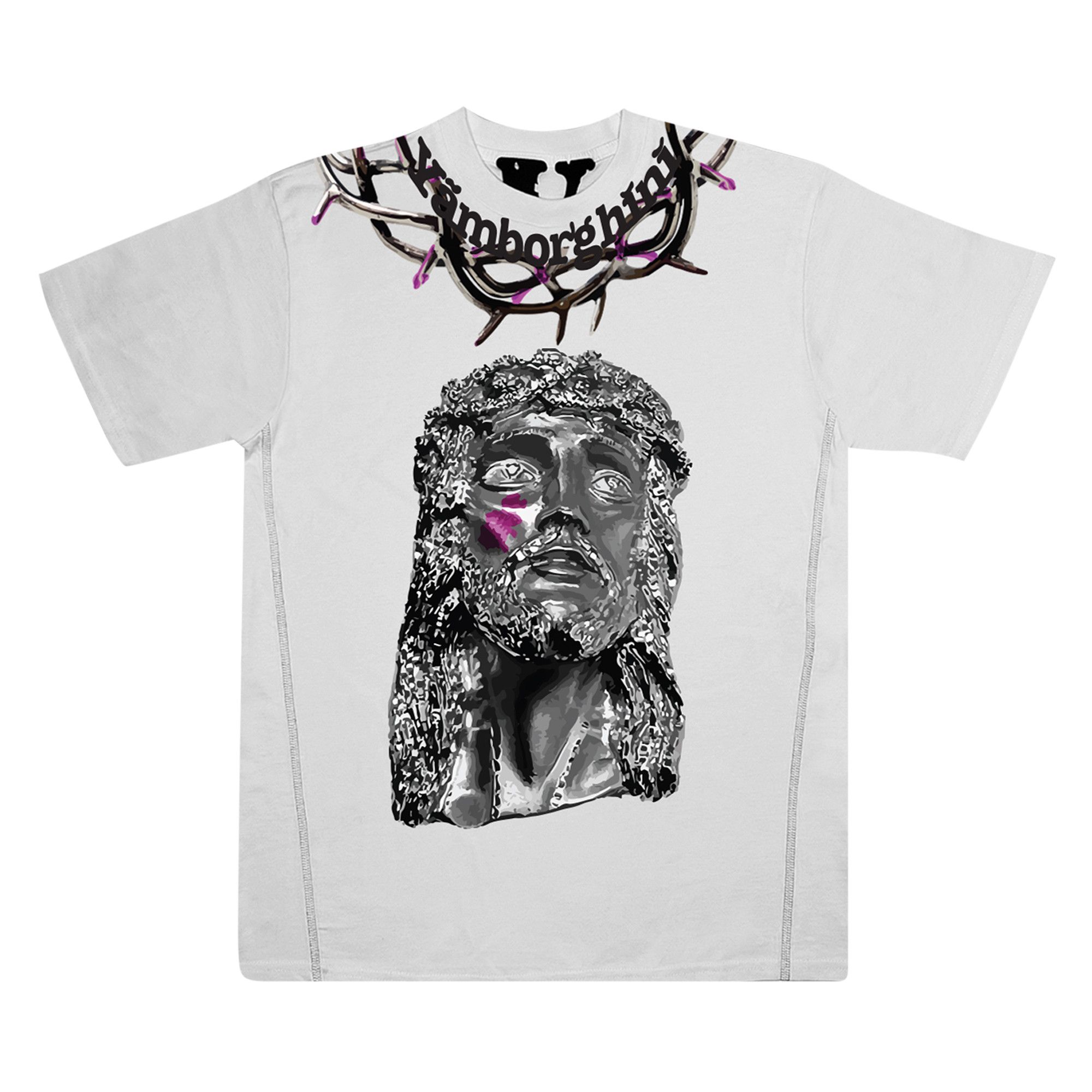 Buy Vlone x Yams Day Jesus Piece T-Shirt 'White' - 1020 100000103YDJP ...