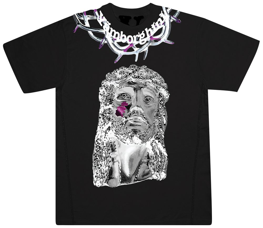 Buy Vlone x Yams Day Jesus Piece T-Shirt 'Black' - 1020 100000103YDJP ...