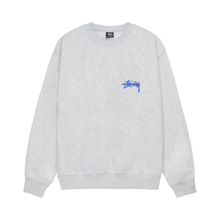 Buy Stussy Shells Crew 'Ash Heather' - 1915067 ASH | GOAT
