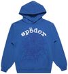 Buy Sp5der Legacy Hoodie 'Blue' - M01SS001W2BW | GOAT