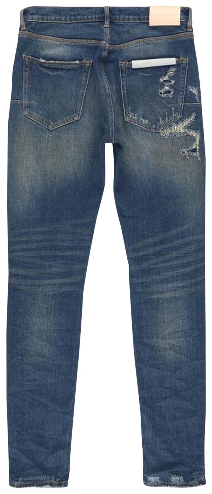 Buy PURPLE BRAND Light Destroy Pants 'Dark Indigo' - P001 LDDI324 | GOAT