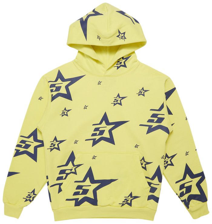 Buy Sp5der 5Star Hoodie 'Yellow' - M01SS0015SYN | GOAT