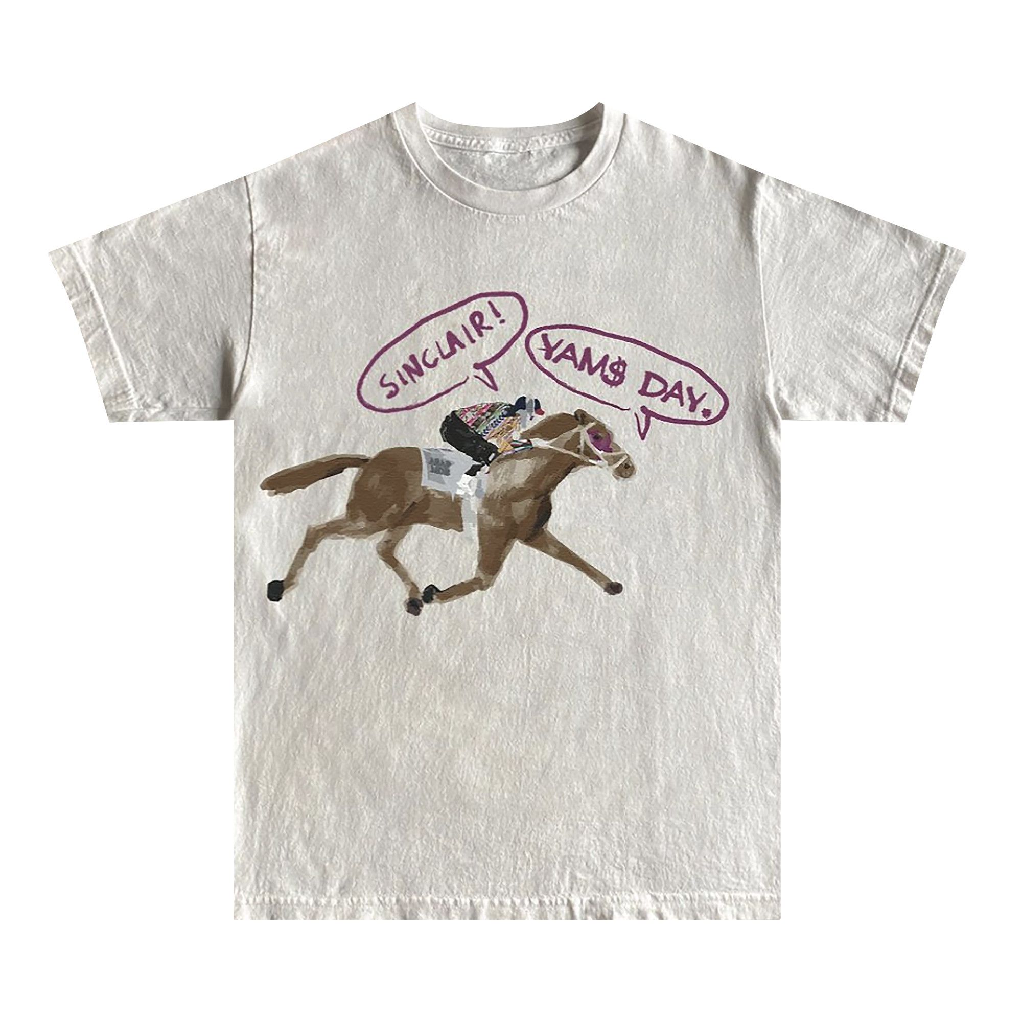 Buy Sinclair x Yams Day 2021 Long Beach Horse T-Shirt 'White' - 2010 ...