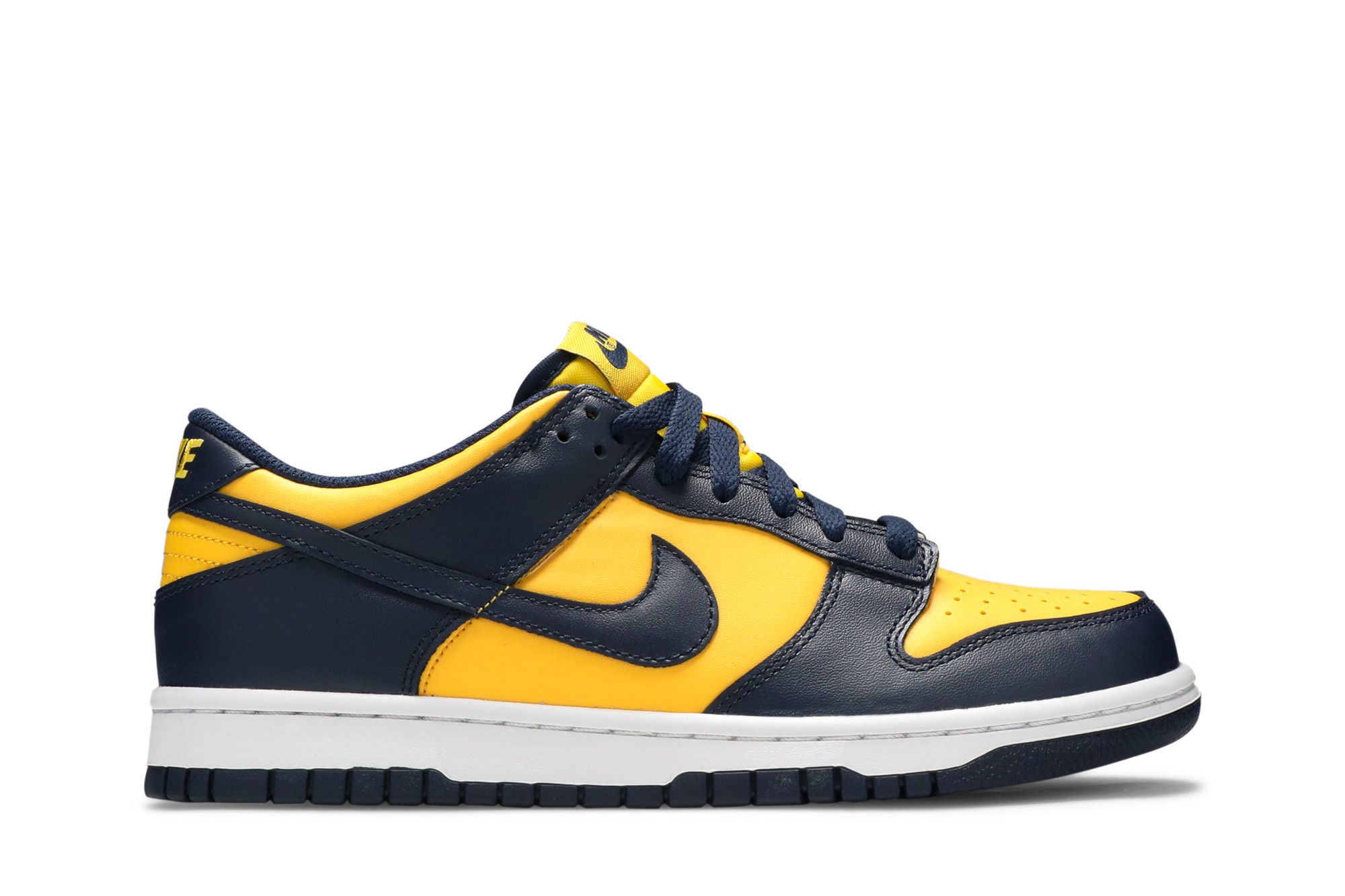 Buy Nike Dunk Low GS 'Michigan' 2021 - CW1590 700 | GOAT