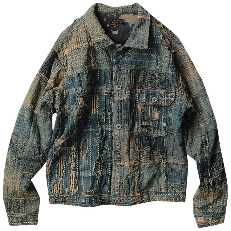 Buy Kapital Kountry 1st Boro Denim Jacket 'Indigo' - K1903LJ054 INDI | GOAT