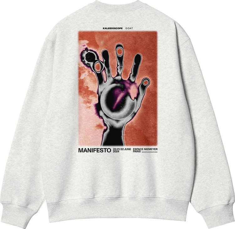 Buy Goat Exclusive For Manifesto Carhartt Wip Sweatshirt I032353 Grey