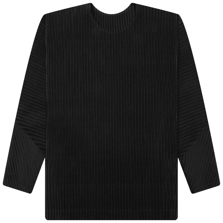 Buy Homme Plissé Issey Miyake MC January T-Shirt 'Black' - HP46JK103 15 ...