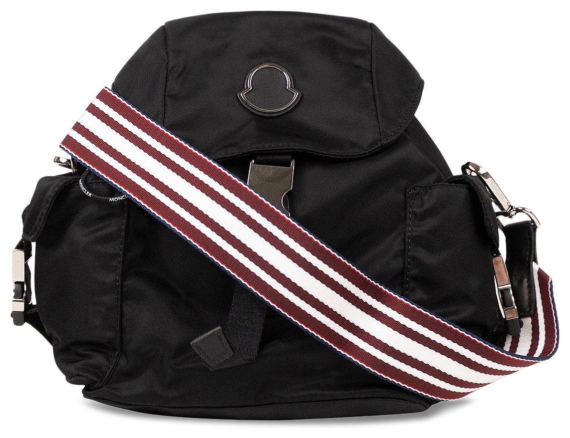 Buy Moncler Stripe Shoulder Strap Backpack 'Black' - E109A 00668 00 ...