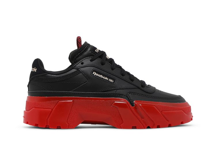 Buy Reebok Cardi B x Club C J 'Black Vector Red' - H05419 | GOAT