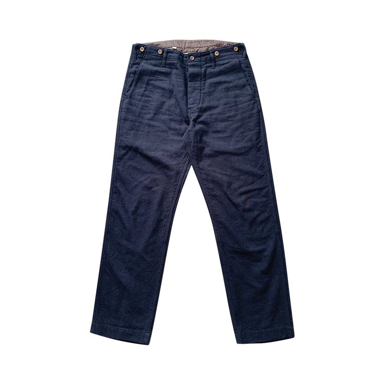 Buy Visvim Battalion Pants 'Navy' - 0116205008025 NAVY | GOAT