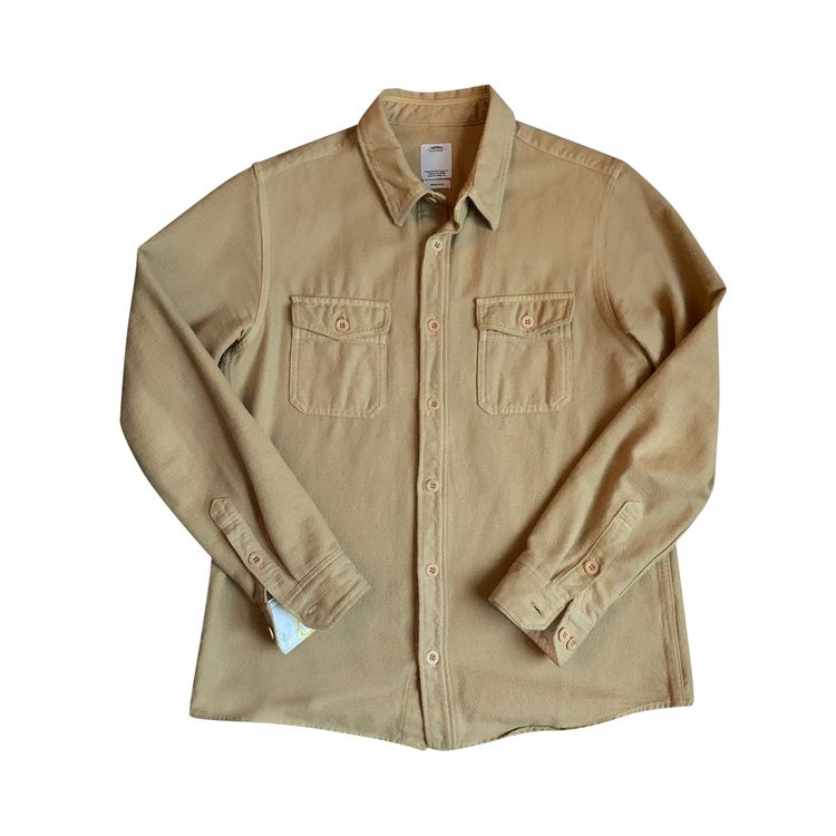 Achetez des Visvim Black Elk Flannel 'Beige' - 0117105011013 BEIG | GOAT FR