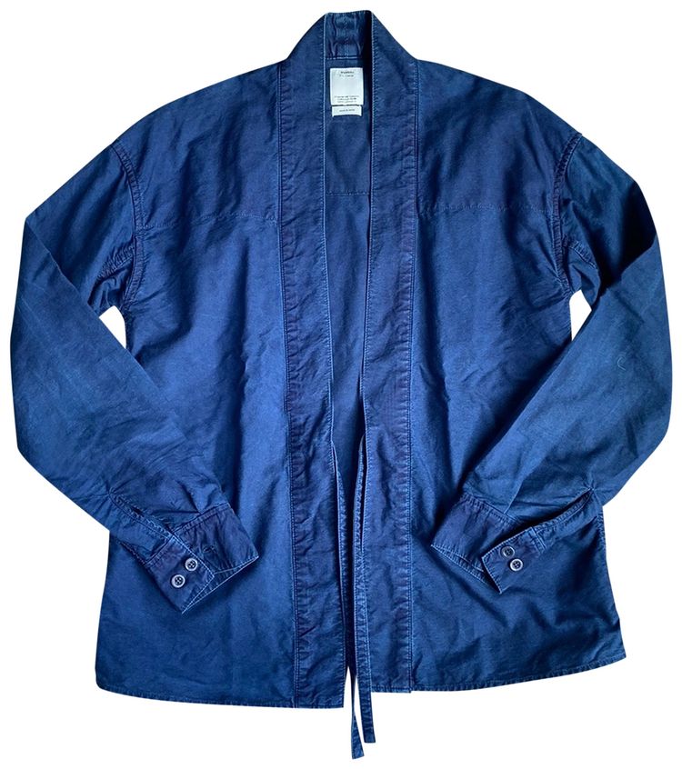 Buy Visvim Lhamo Shirt 'Indigo Overdye' - 0116305011001 INDI | GOAT