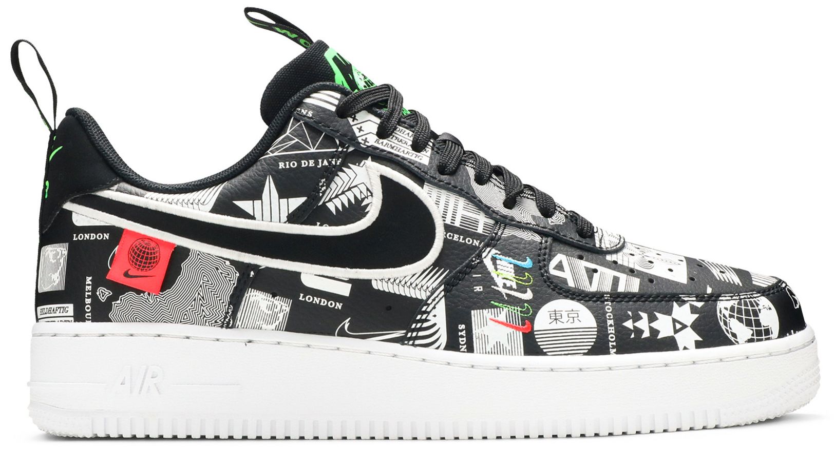 Buy Nike Air Force 1 '07 LX 'Worldwide Pack - Black' - CZ5927 001 | GOAT