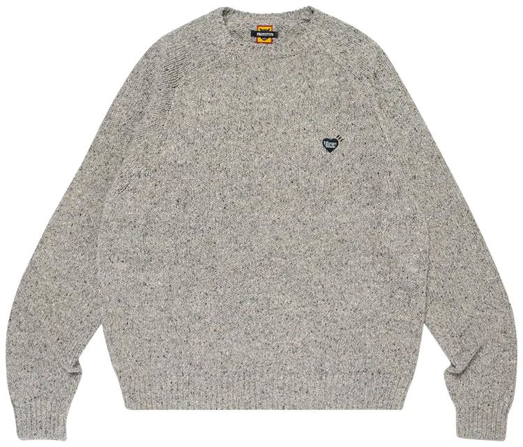 Buy Human Made Knit Sweater 'Grey' - XX27CS006 GREY | GOAT