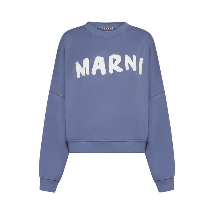 Buy Marni Logo Sweatshirt 'Shadow' - FLJE0185P2 USCU88 LOB36 | GOAT