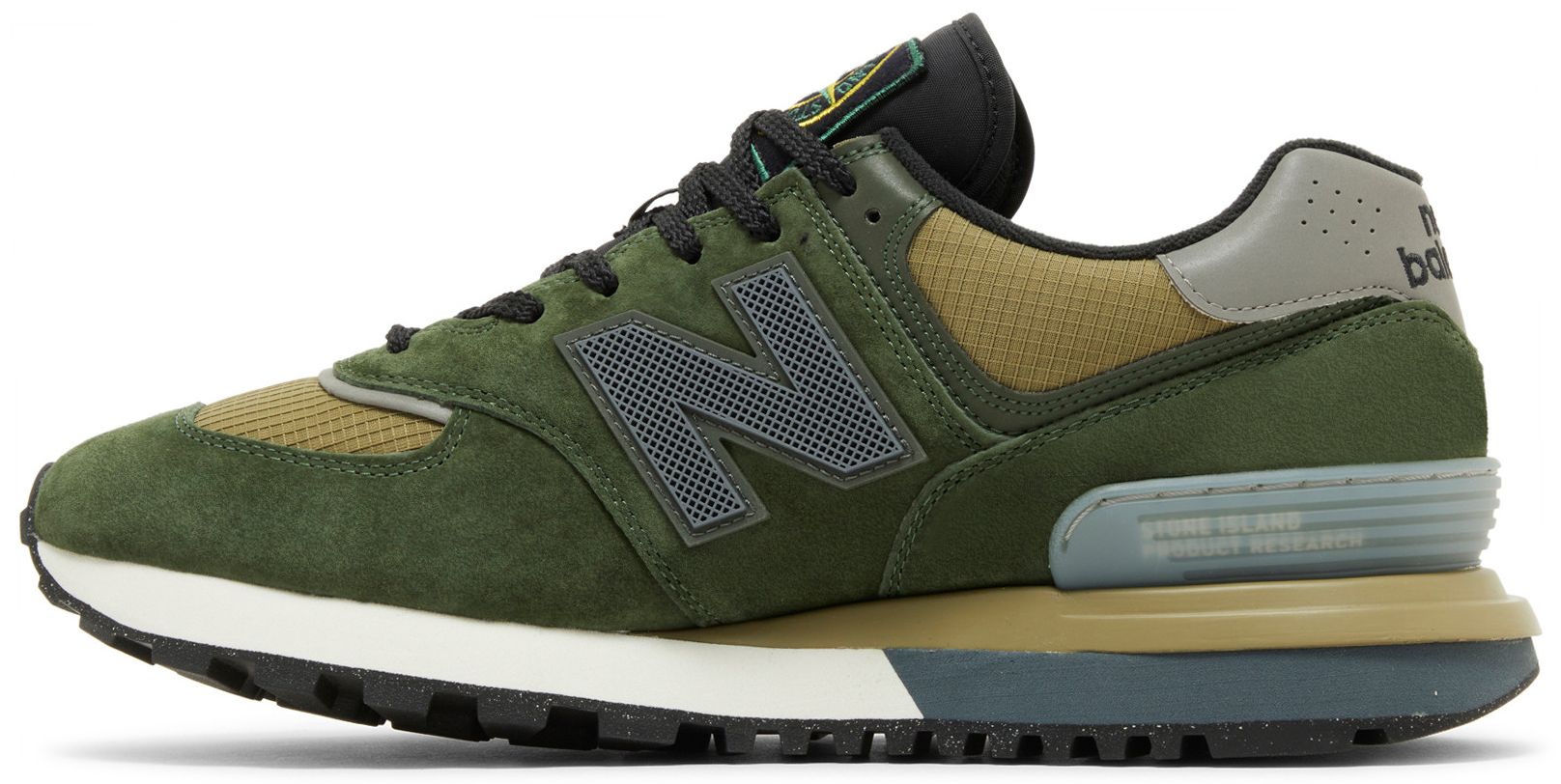 Buy Stone Island x New Balance 574 Legacy 'Dark Green' - U574LGIL | GOAT