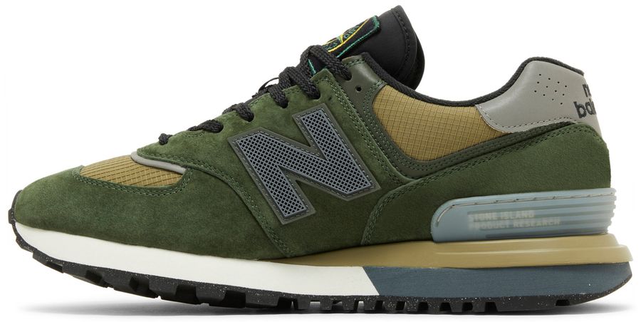 Buy Stone Island x New Balance 574 Legacy 'Dark Green' - U574LGIL | GOAT