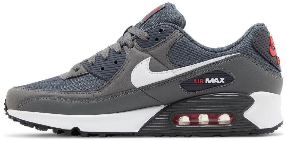 Buy Nike Air Max 90 'Iron Grey University Red' - DR0145 003 | GOAT