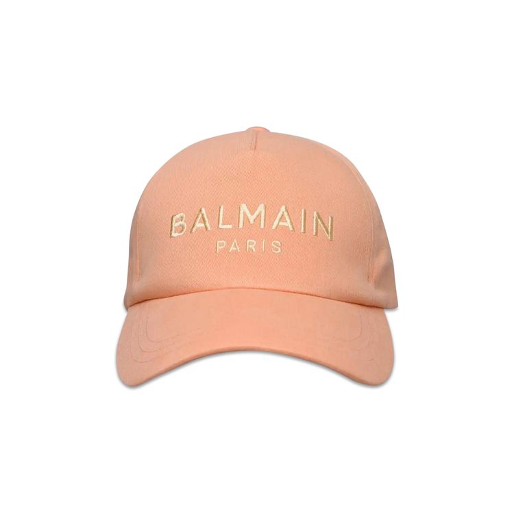 Buy Balmain Embroidered Paris Cap 'Orange' - CF0XA015CB24 KDA | GOAT