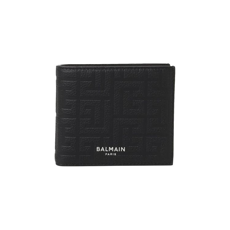 Buy Balmain Leather Flap Wallet 'Black' - DM1NM061LPSE 0PA | GOAT