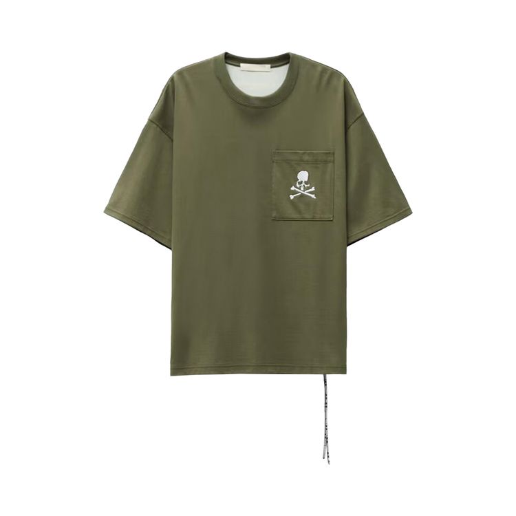Buy Mastermind Swing Open Tee 'Olive/Beige' - MW23S10 TS050 658 OLIV | GOAT