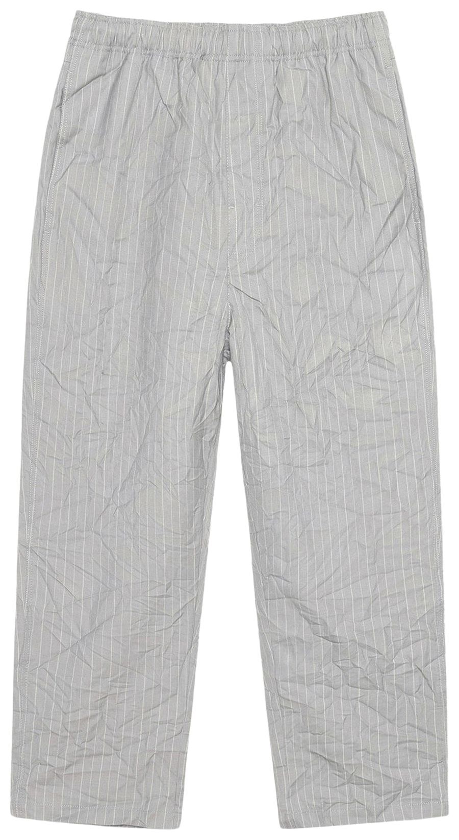 Buy Stussy Wrinkled Stripe Beach Pant 'Grey' - 116661 GREY | GOAT