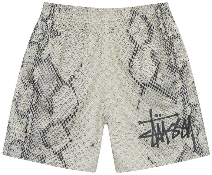 Buy Stussy Basic Snake Mesh Short 'Bone' - 112317 BONE | GOAT